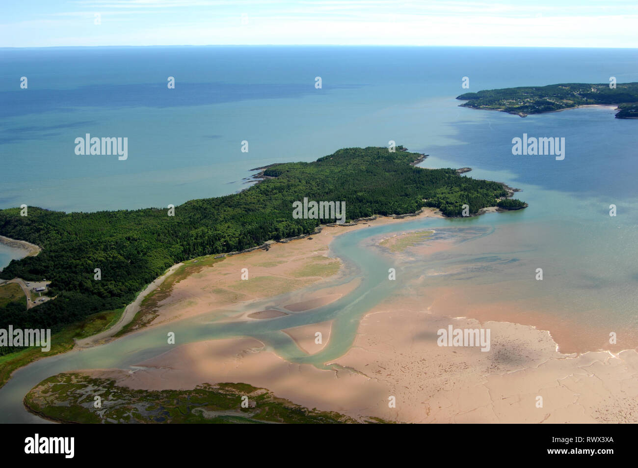 aerial, Irving Nature Park, St John, New Brunswick Stock Photo - Alamy