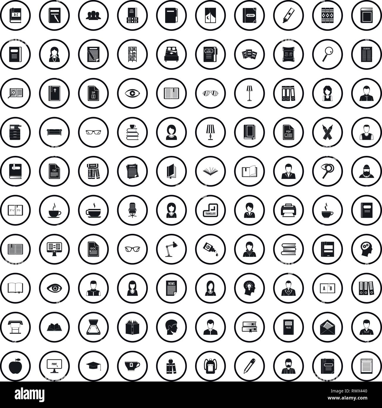 Writer window Stock Vector Images - Alamy