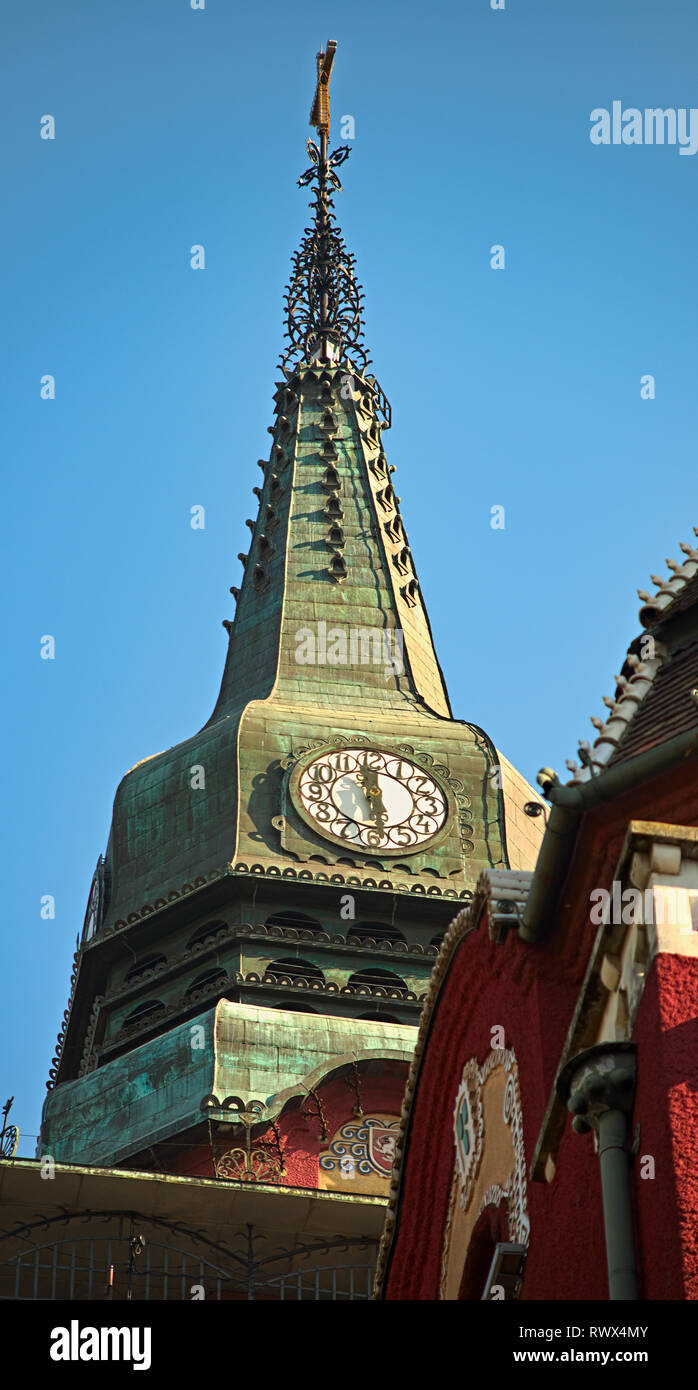 Catholic church clock tower hi-res stock photography and images - Alamy