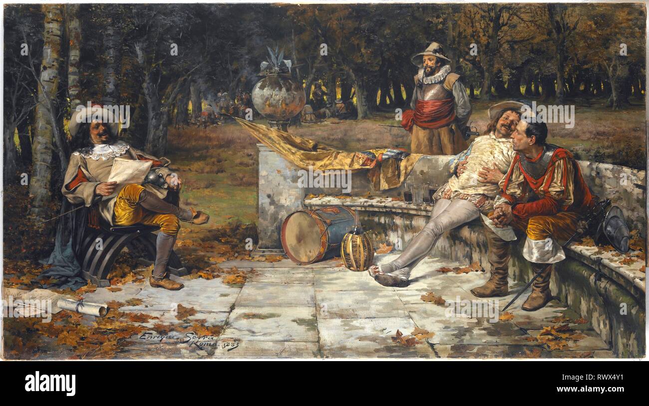 Enrique Serra y Auque / 'Arms and Letters' or 'Men of the World', 1883 ...