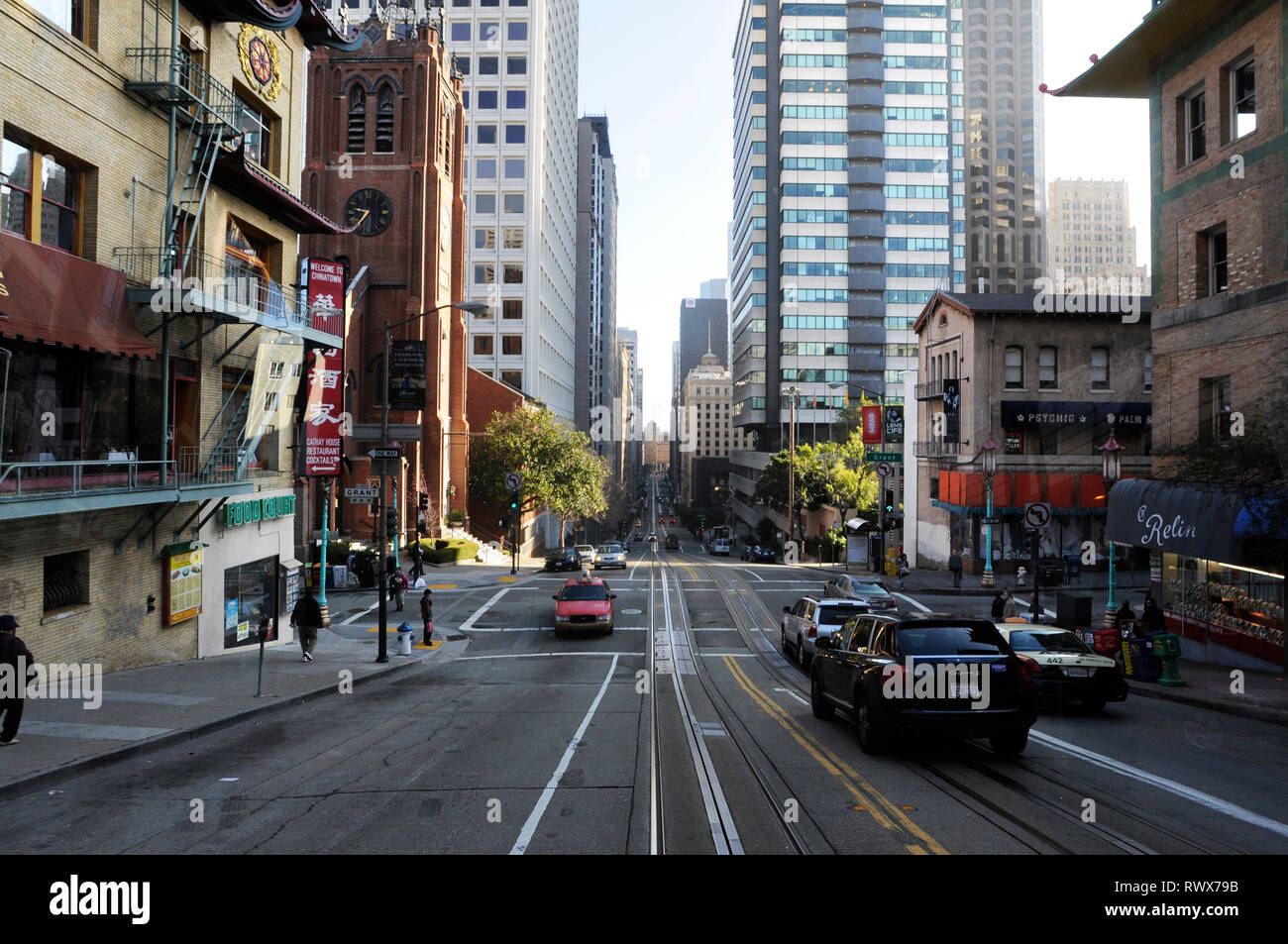 Clay street chinatown san francisco hi-res stock photography and images ...