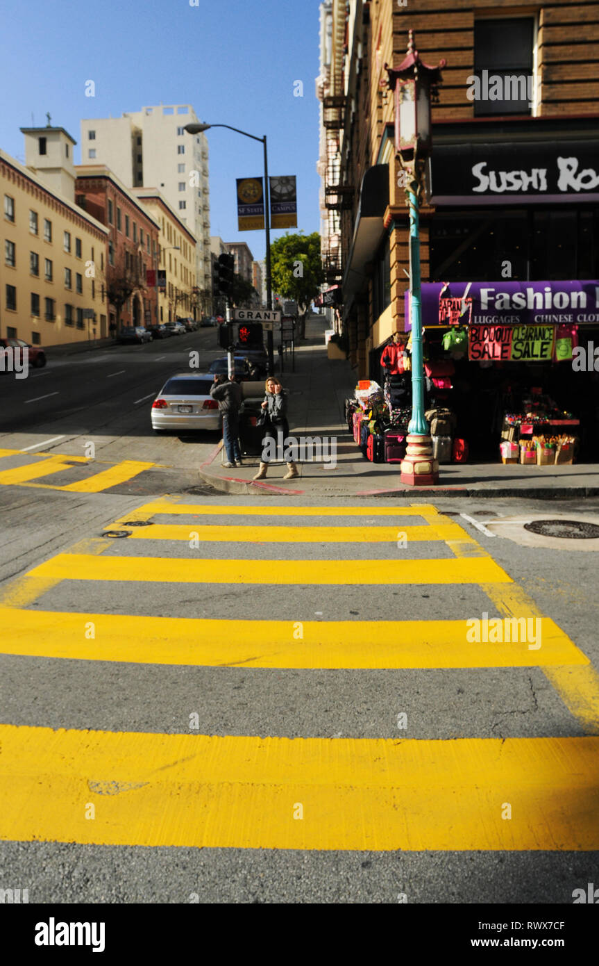Crosswalk america hi-res stock photography and images - Alamy