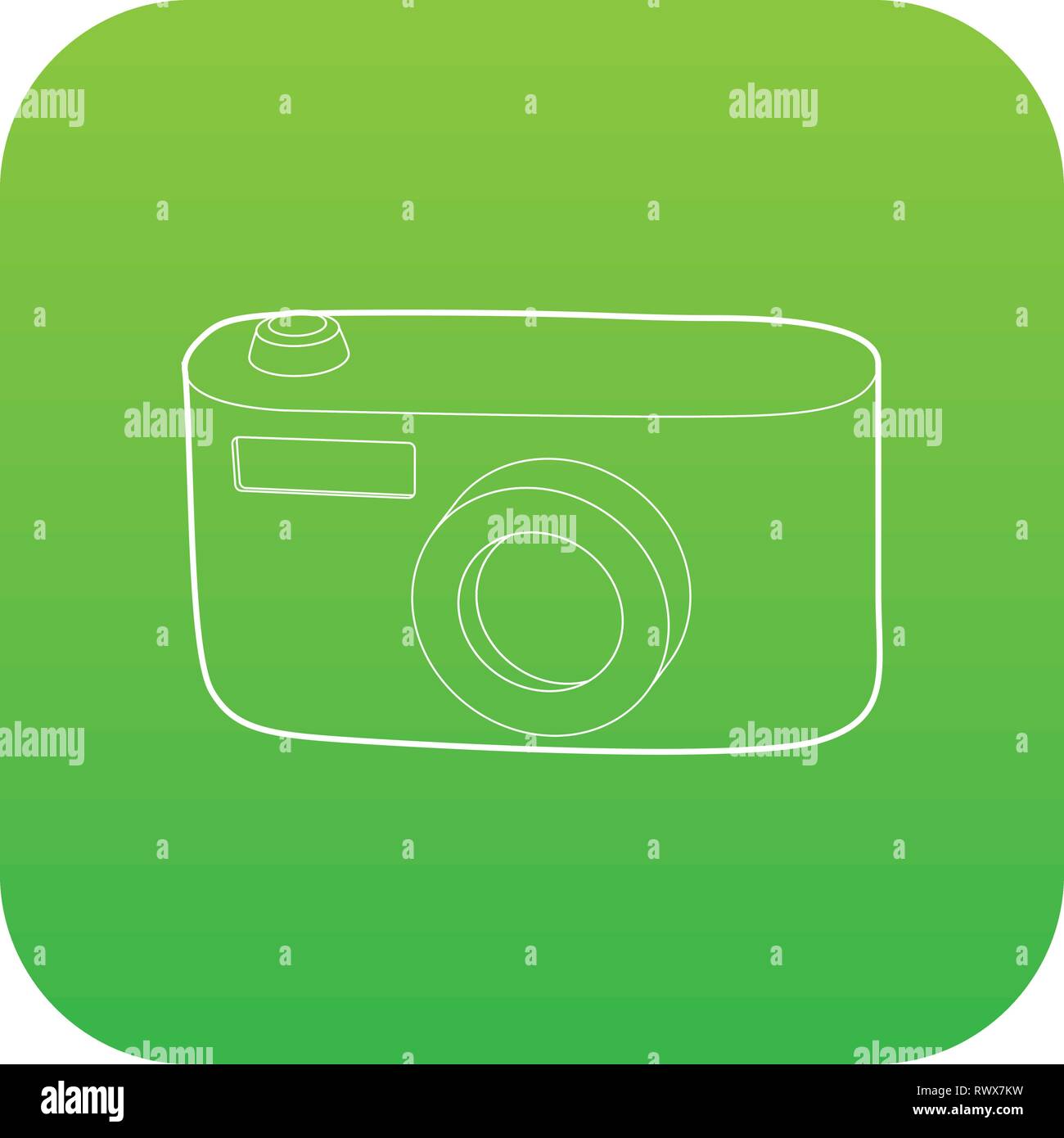 Camera icon green vector Stock Vector Image & Art - Alamy