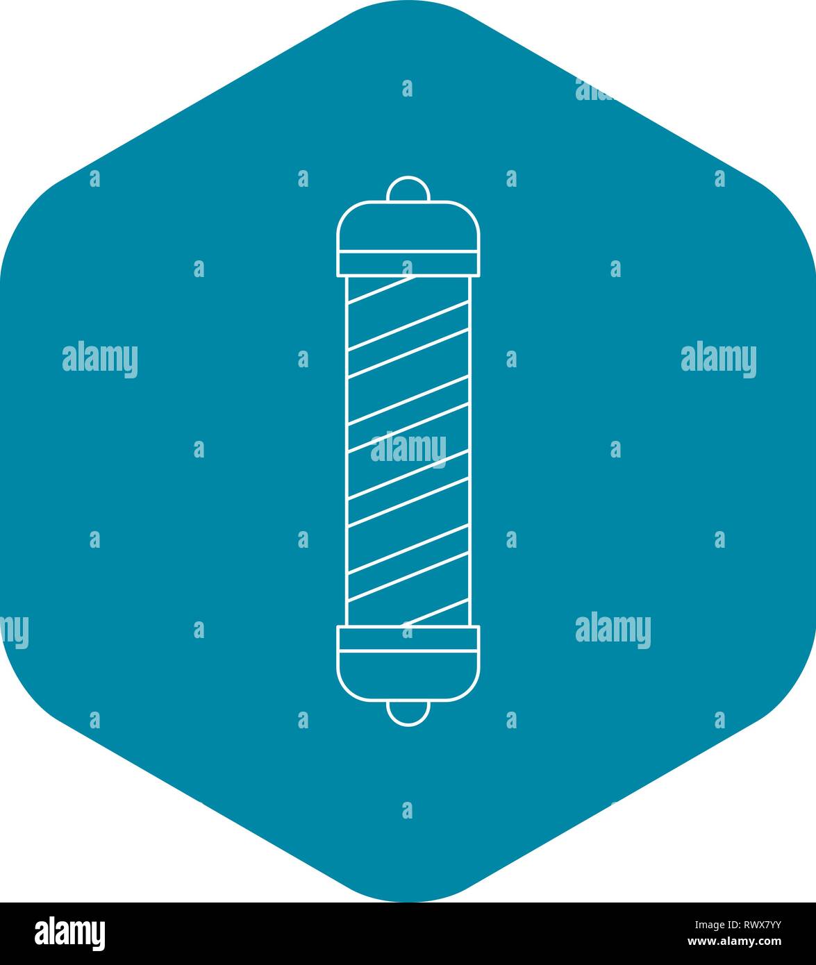 Handle for bike icon, outline style Stock Vector Image & Art - Alamy