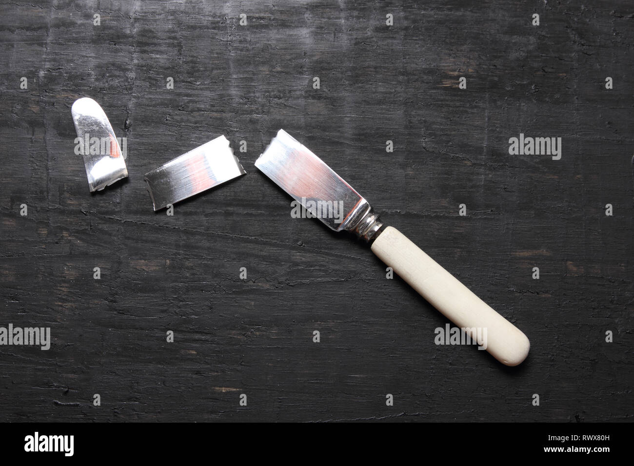 Broken kitchen utensils hi-res stock photography and images - Alamy