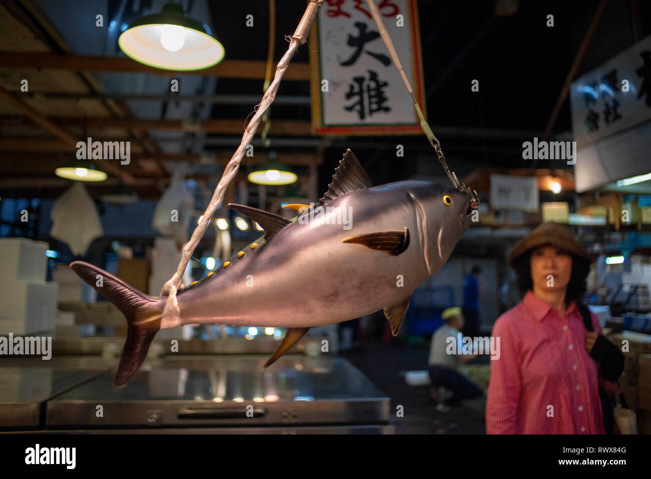 Tsukiji fish market, Tokyo, Japan, Asia, the largest wholesale seafood ...