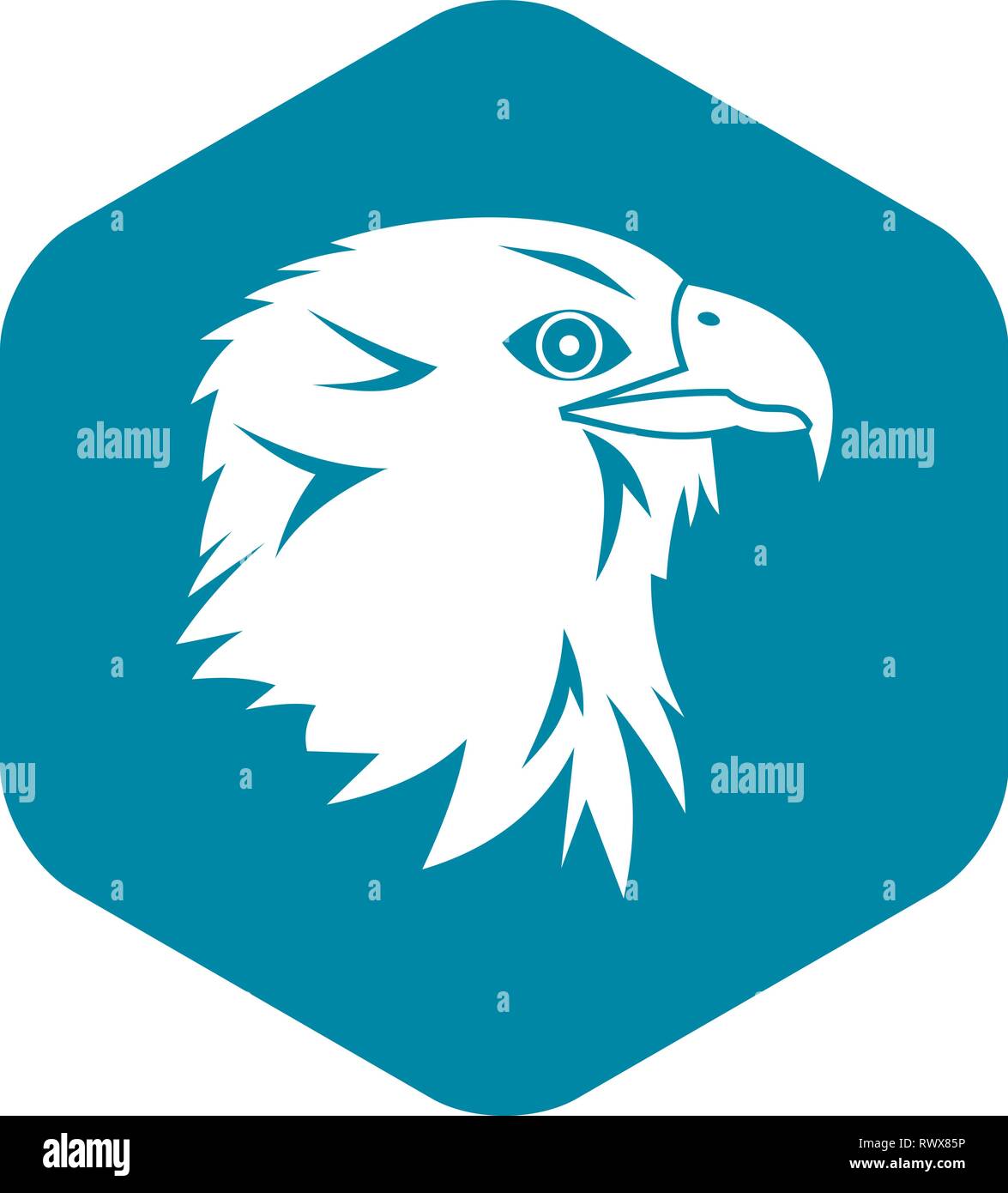 Eagle icon, simple style Stock Vector Image & Art - Alamy