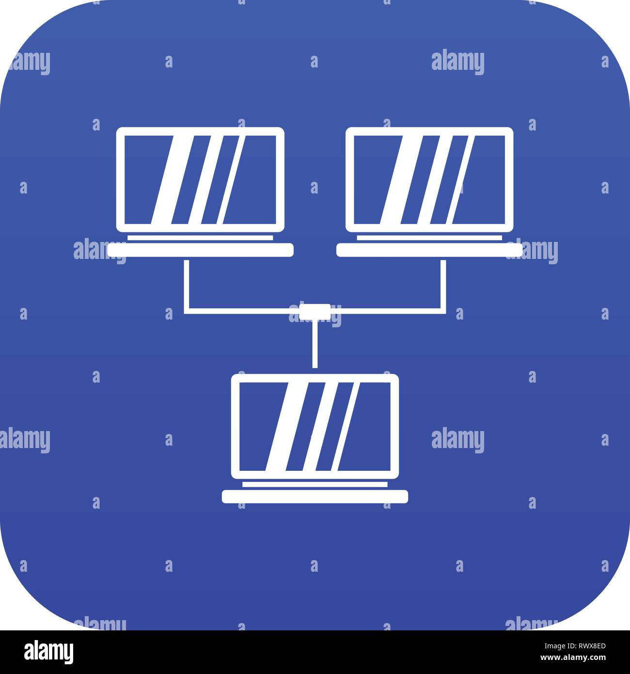 Blue application pc computers hi-res stock photography and images - Alamy