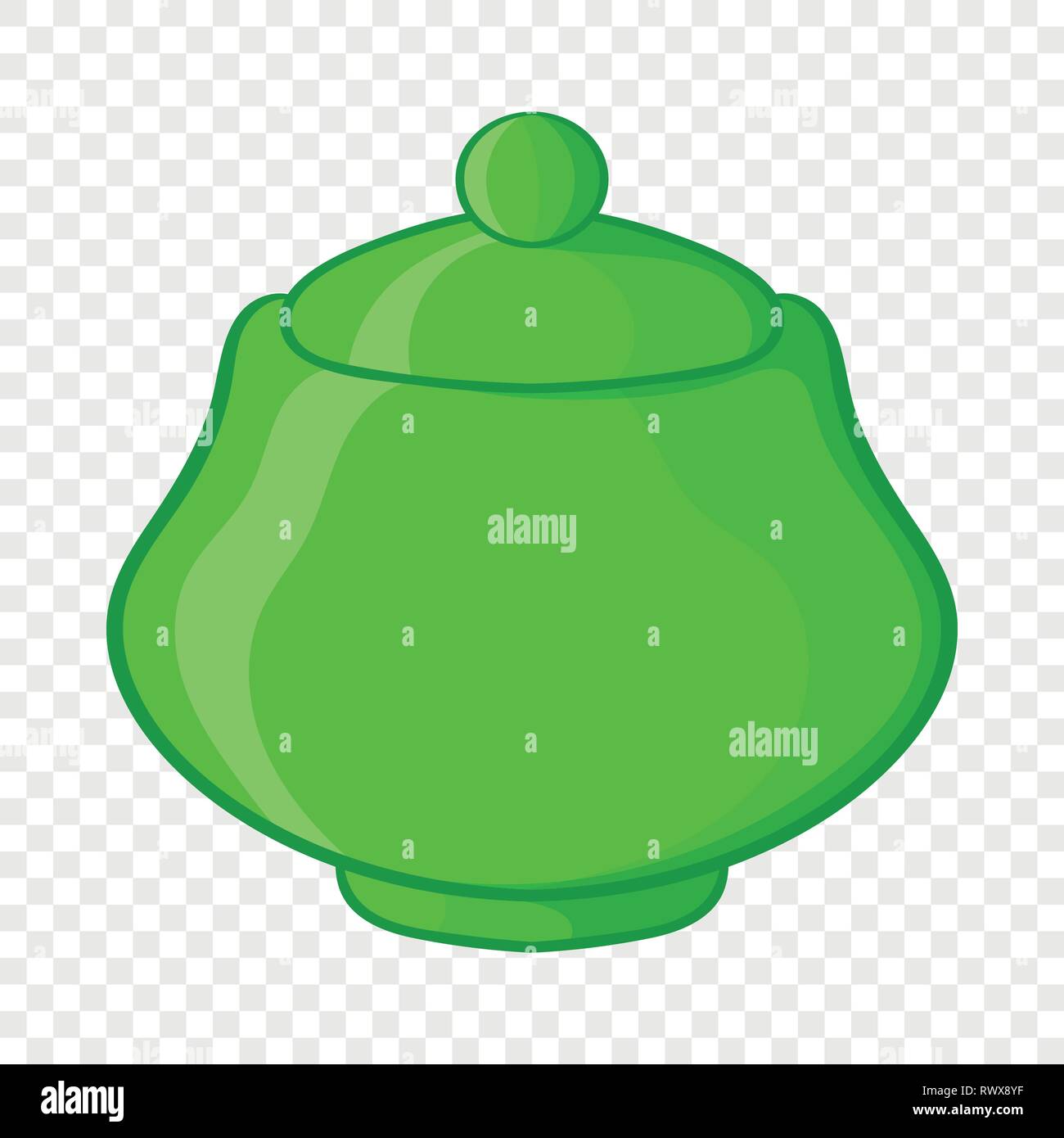 Sugar bowl with lid Stock Vector Images - Alamy
