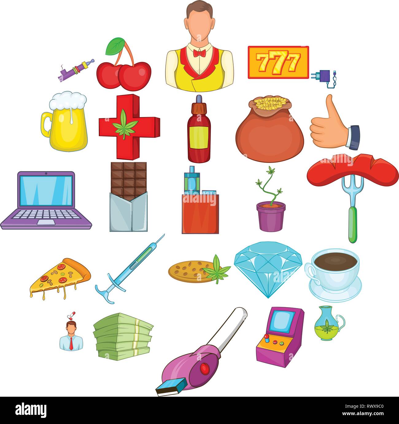 Smoking Addiction Cartoon Stock Photos & Smoking Addiction Cartoon ...