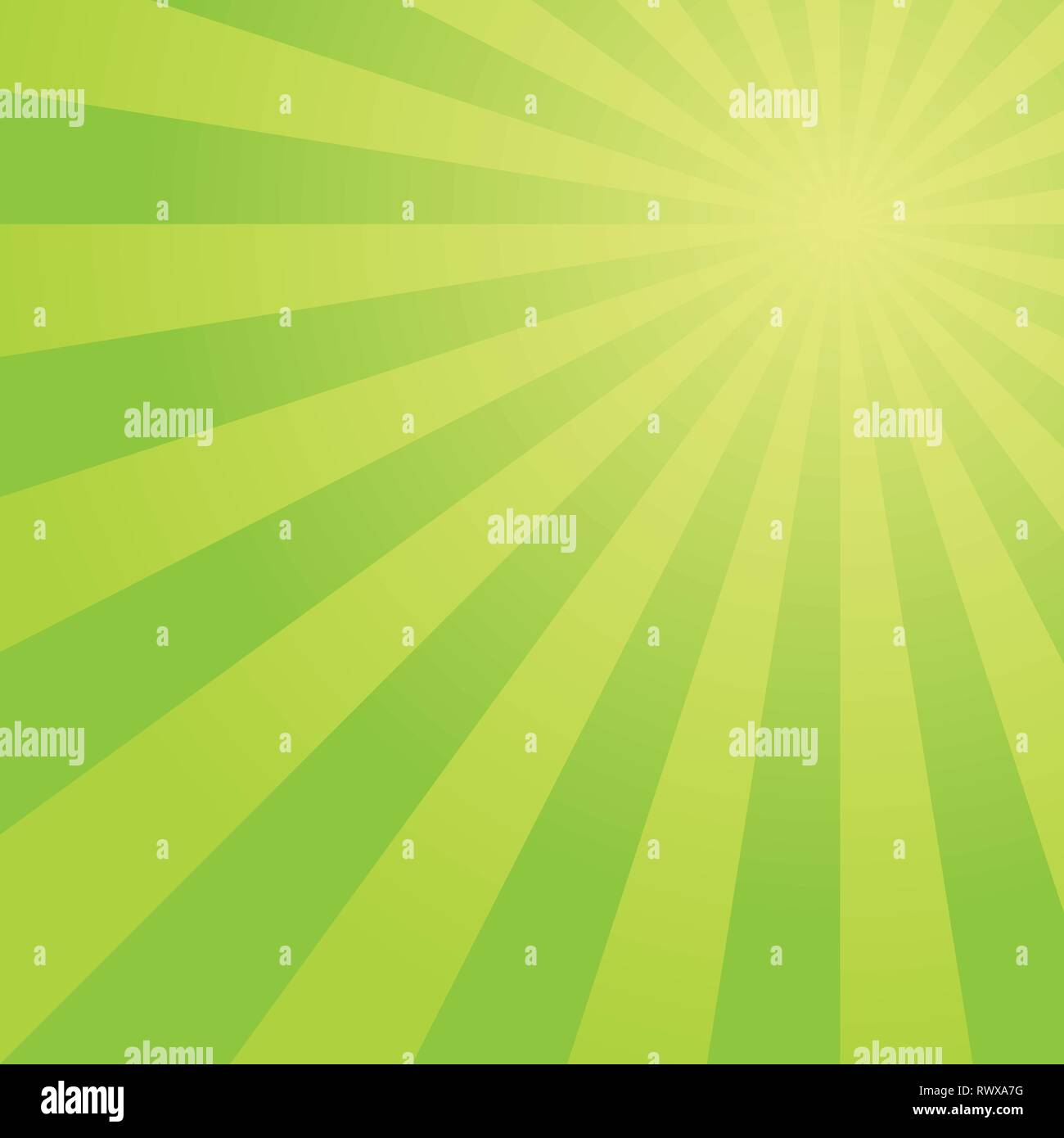 Sunburst vector pattern with green color palette Stock Vector Image ...