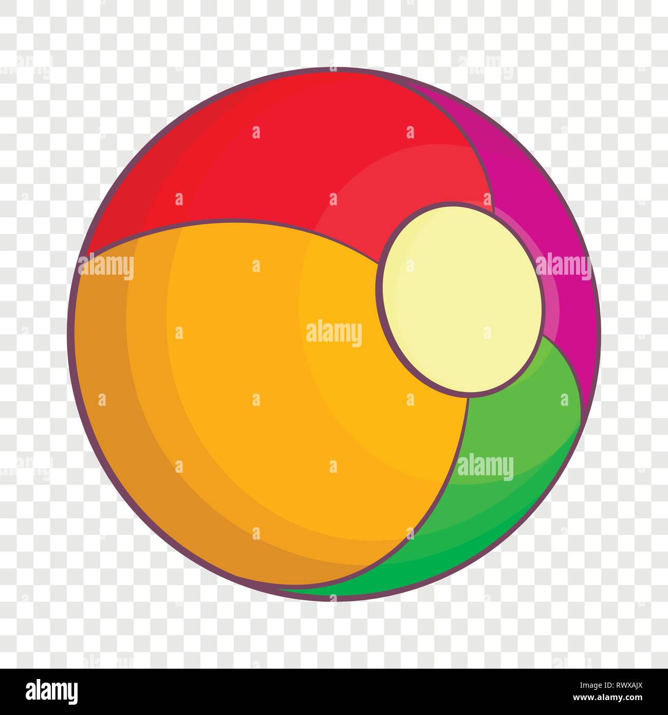 Ball icon, cartoon style Stock Vector Image & Art - Alamy