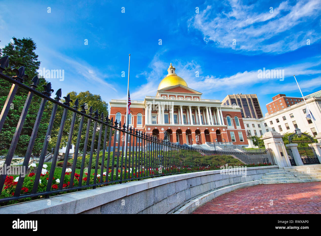 Massachusetts State House, a landmark attraction frequently visited by ...