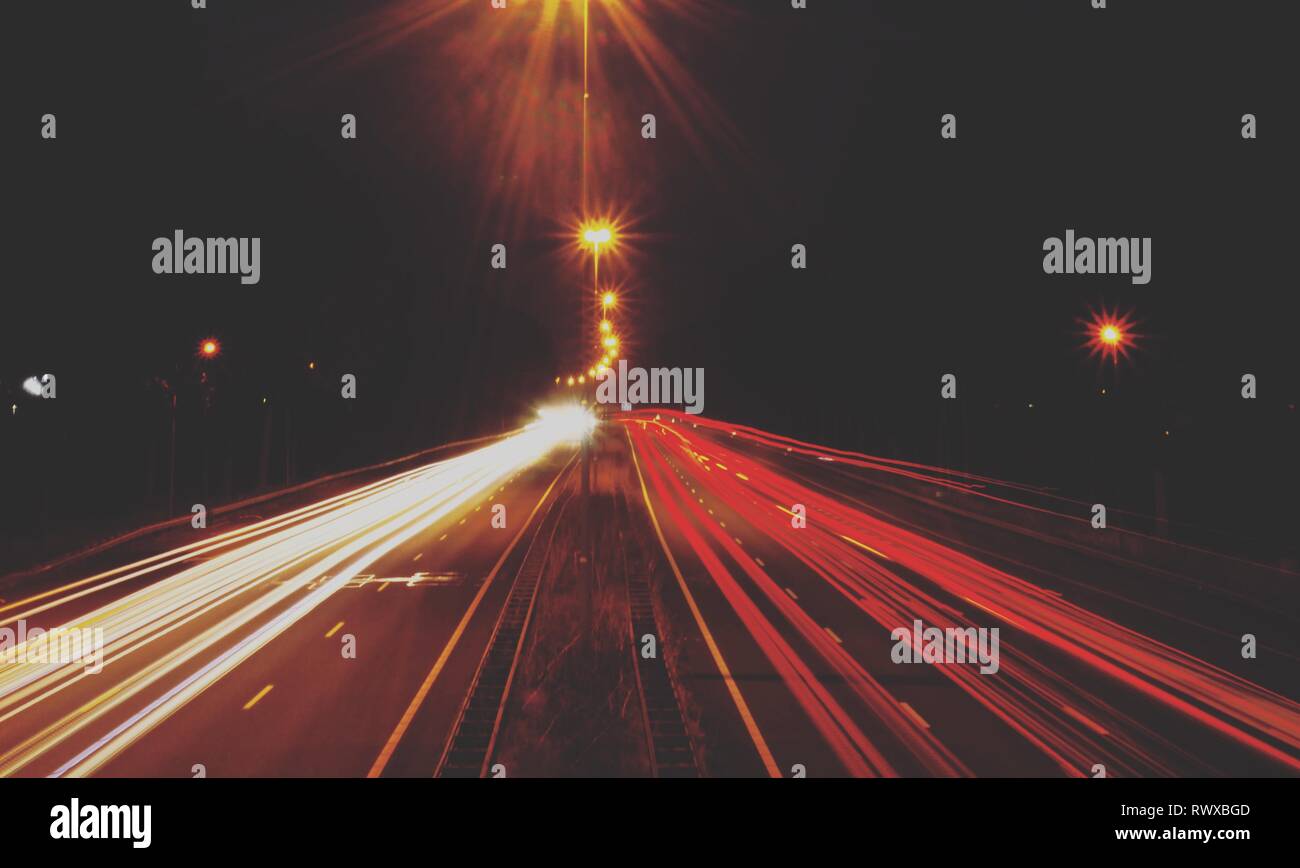 motion photo highway Stock Photo - Alamy