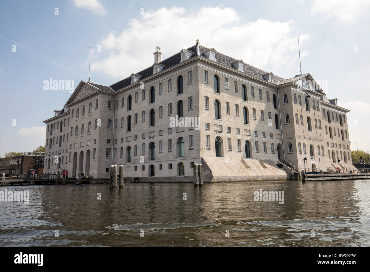 The maritime history museum. Oosterdok, Amsterdam, Holland Stock Photo ...
