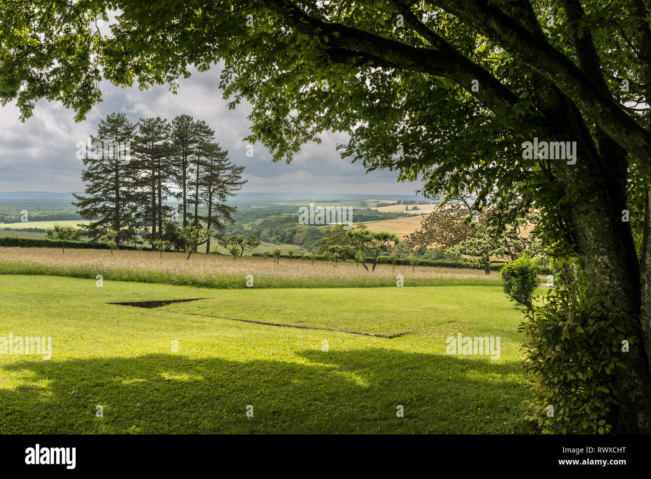 View from Charles De Gaulle House, Colombey Les Deux Eglises Stock ...