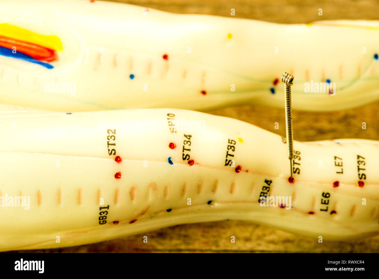 Acupuncture knee hi-res stock photography and images - Alamy