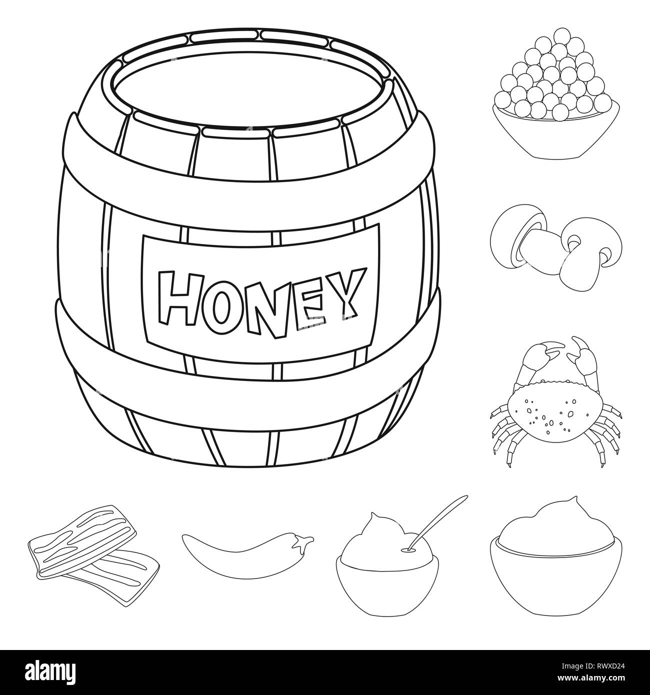 Sour Foods Clipart Black And White