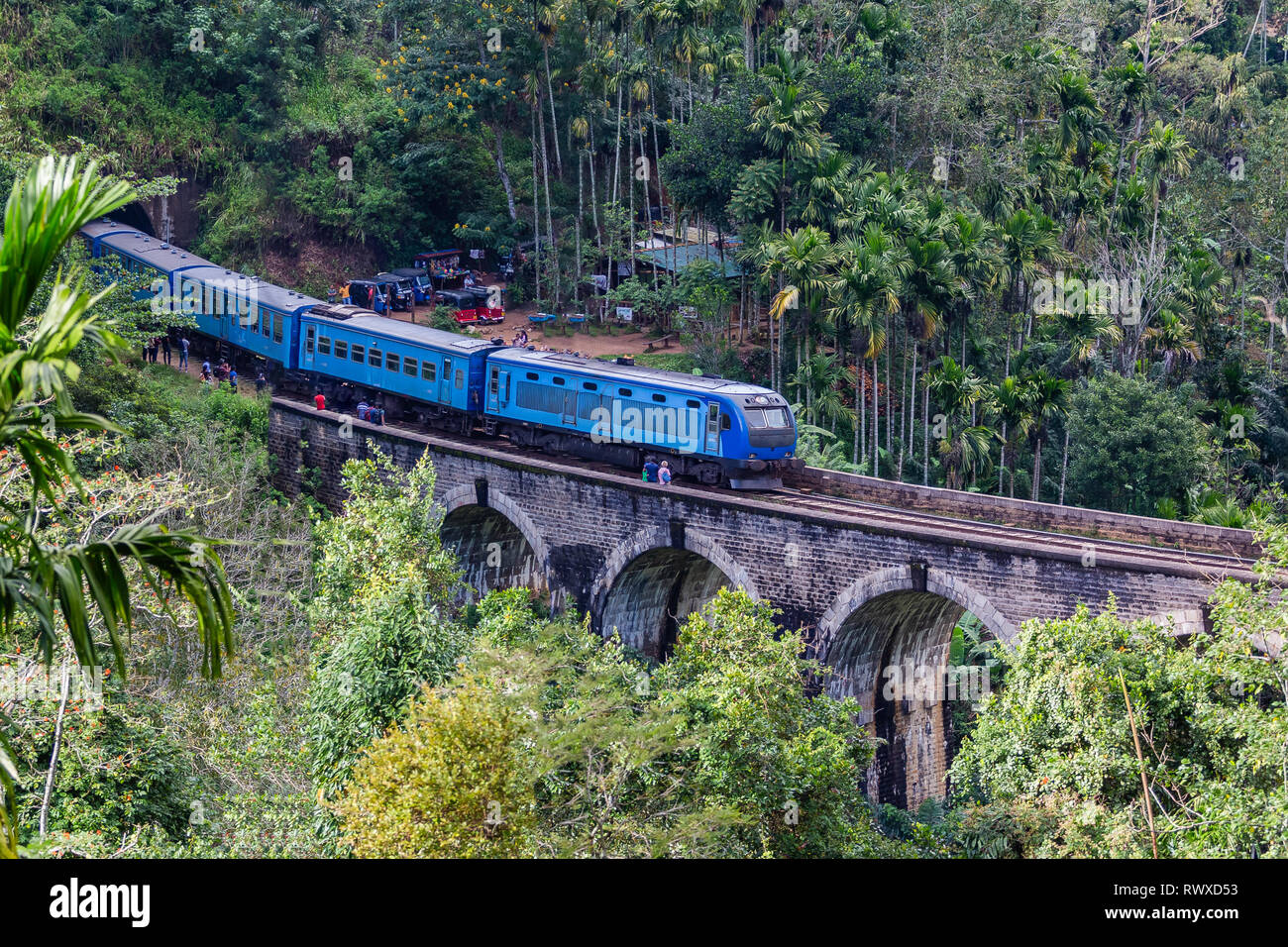 Famous Demodara Nine Arch Bridge. Ella, Sri Lanka Stock Photo - Alamy