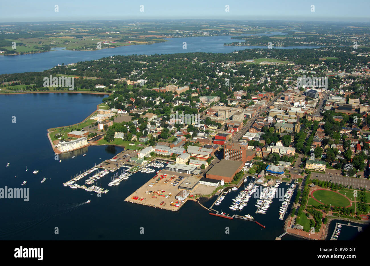 Aerial of charlottetown hi-res stock photography and images - Alamy