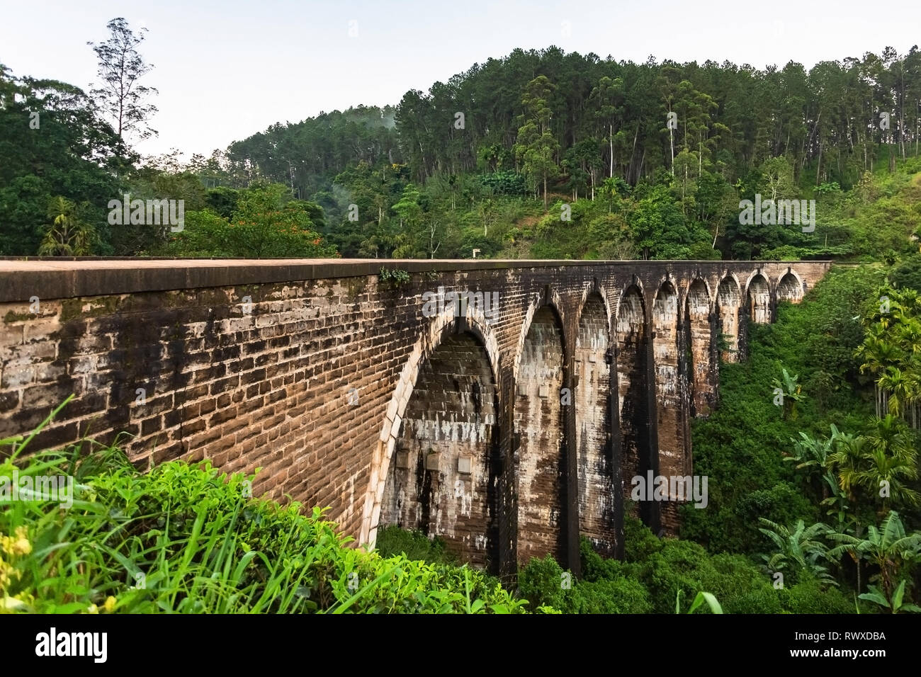 Famous Demodara Nine Arch Bridge. Ella, Sri Lanka Stock Photo - Alamy