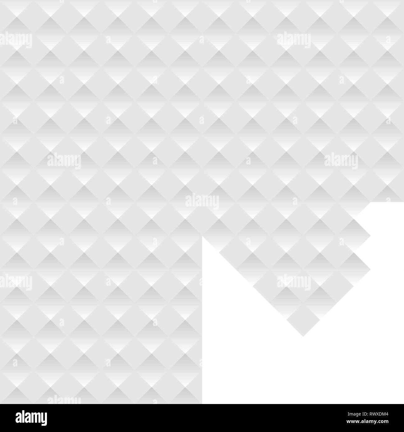 Realistic background with corners and shadows, vector illustration ...