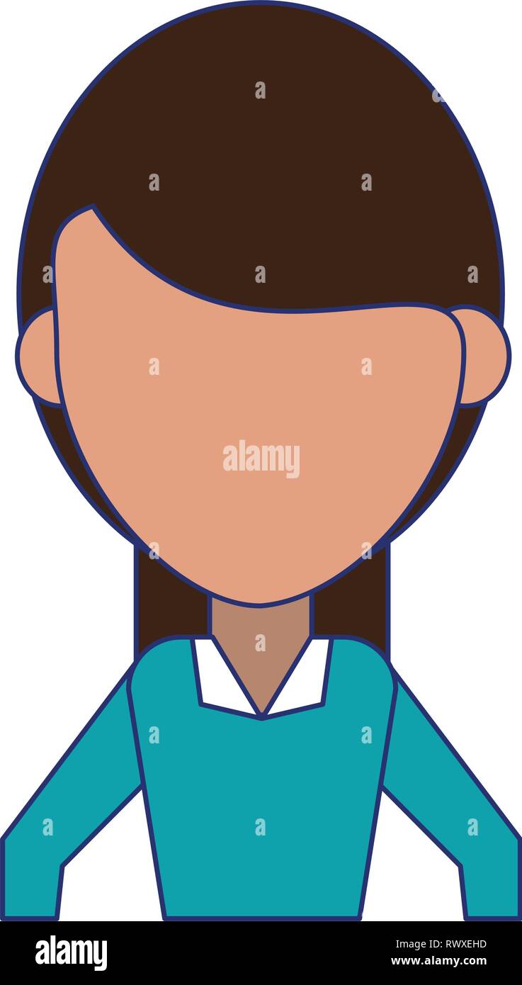 Woman faceless avatar cartoon Stock Vector Image & Art - Alamy