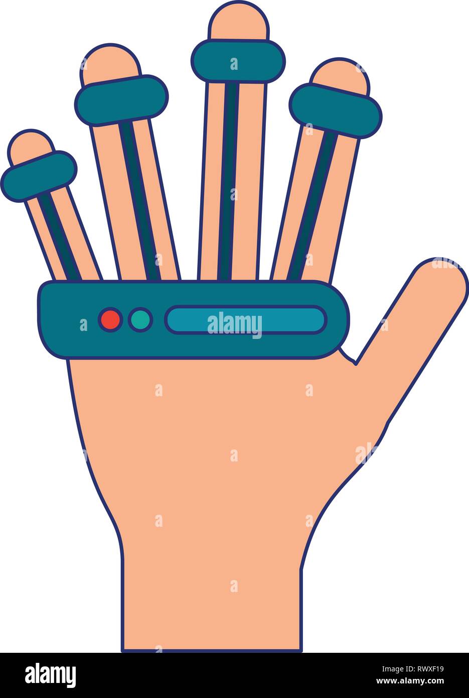 Bionic prosthetic hand Stock Vector Images - Alamy