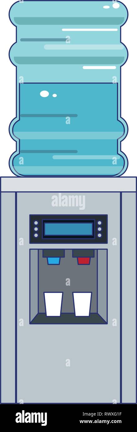 Water dispenser with bottle Stock Vector Image & Art - Alamy