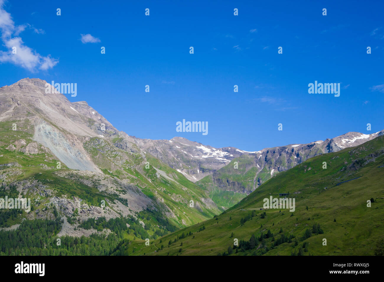 Mountains in Austrian Alps Stock Photo - Alamy