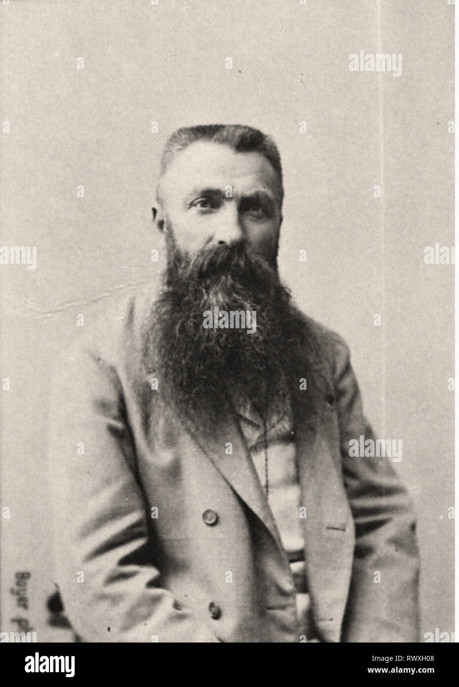 Photographic portrait of Auguste Rodin Stock Photo - Alamy