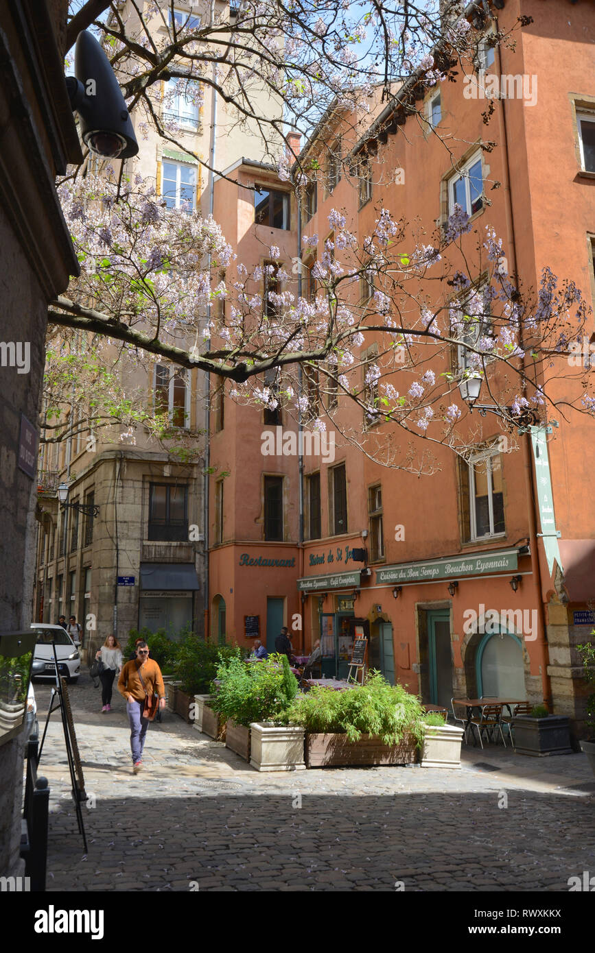 Lyon france old town hi-res stock photography and images - Alamy