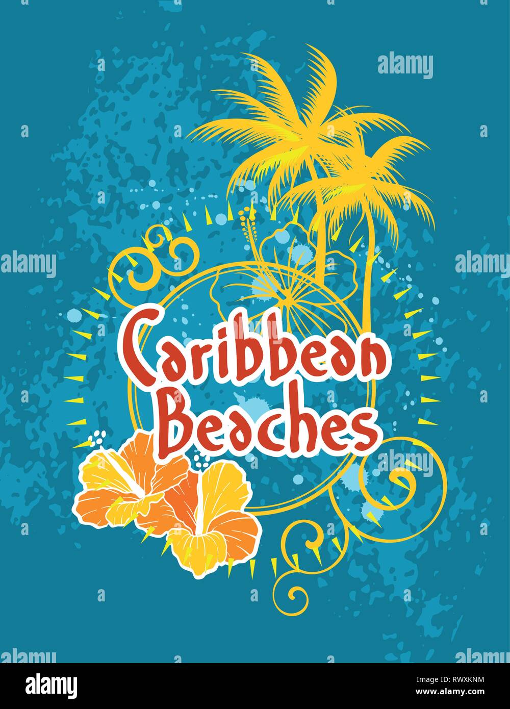 Florida Beach Sand Sun Stock Vector Images - Alamy