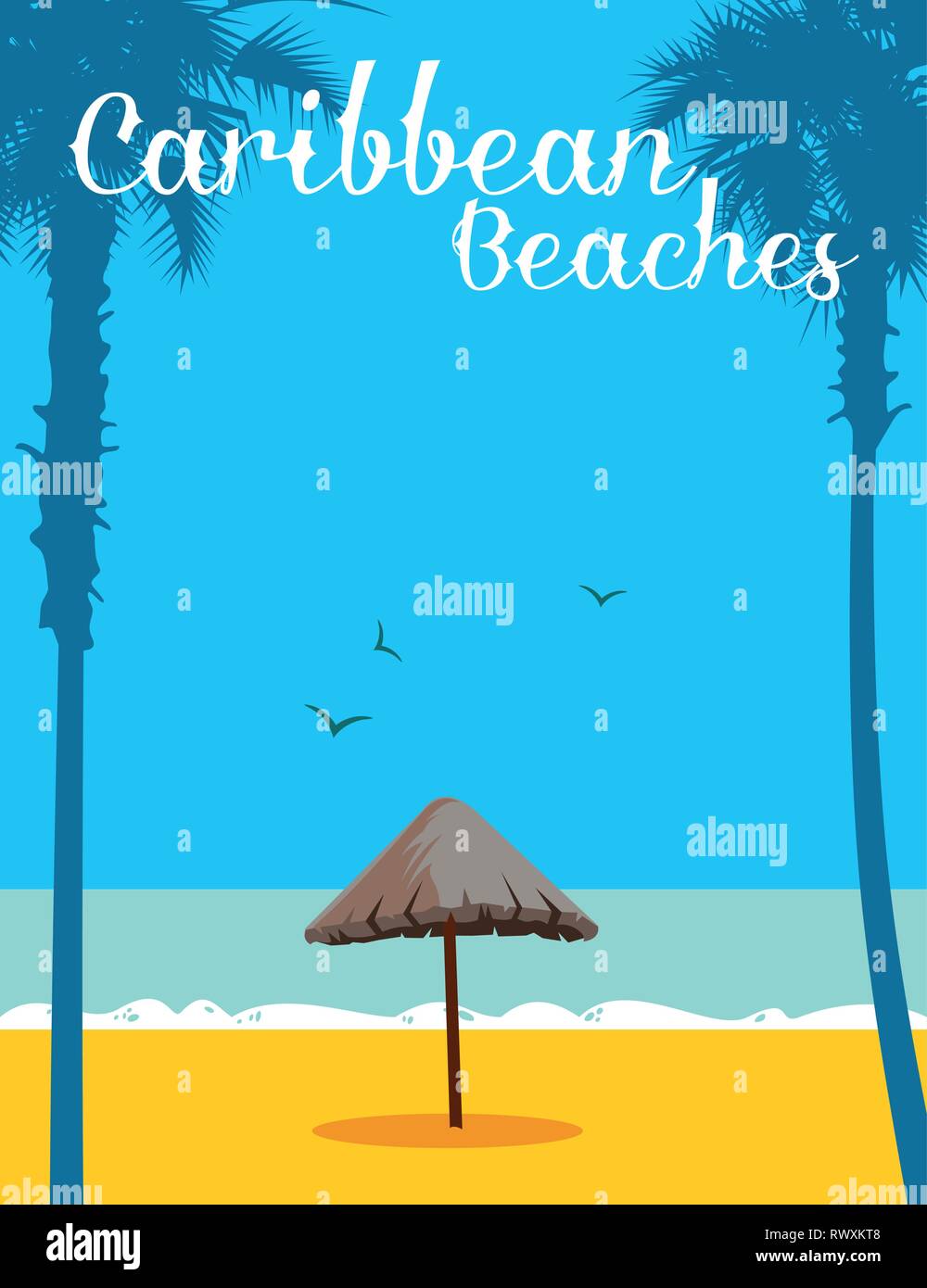 Beaches Stock Vector Images - Alamy