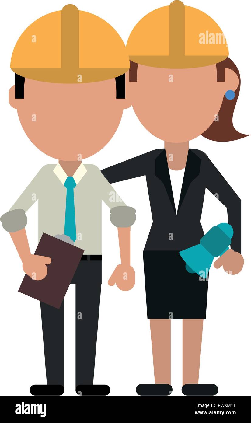 Construction workers avatars Stock Vector Image & Art - Alamy