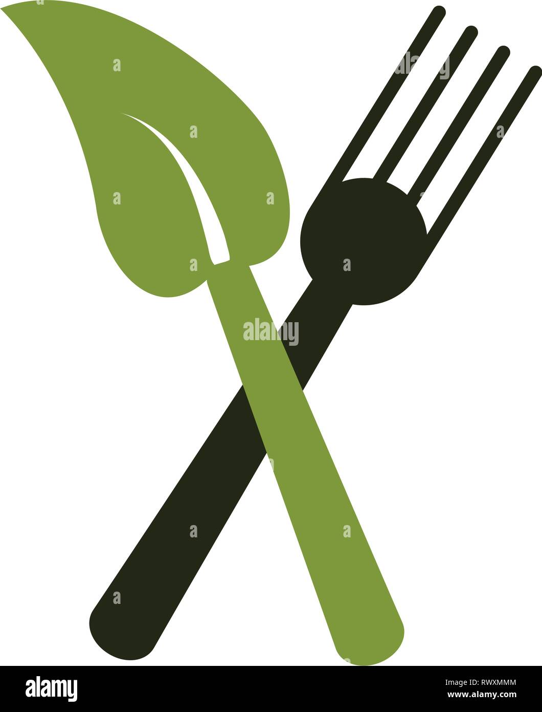 Healthy food symbol Stock Vector Image & Art - Alamy
