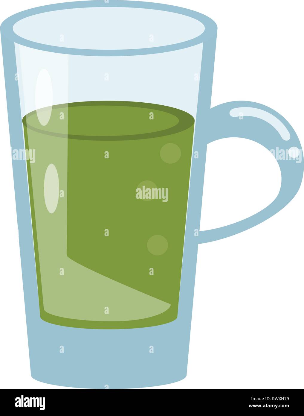 Detox juice glass cup Stock Vector Image & Art - Alamy