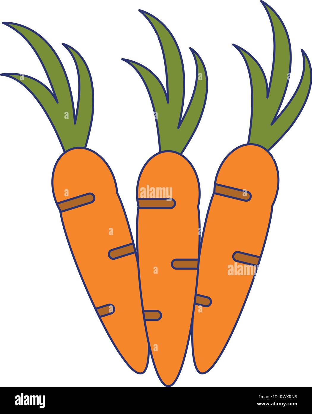 Vegetables carrots food symbol Stock Vector Image & Art - Alamy