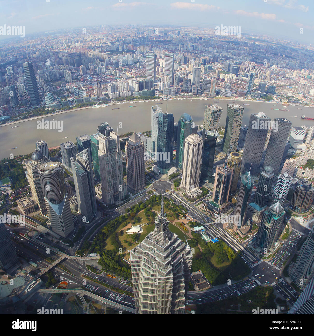 Shanghai aerial hi-res stock photography and images - Alamy