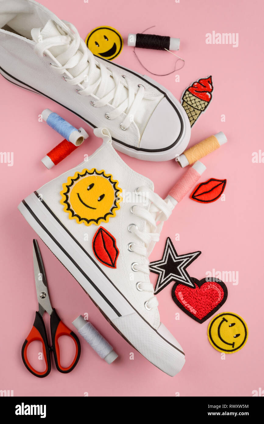 Shoe threads hi-res stock photography and images - Alamy