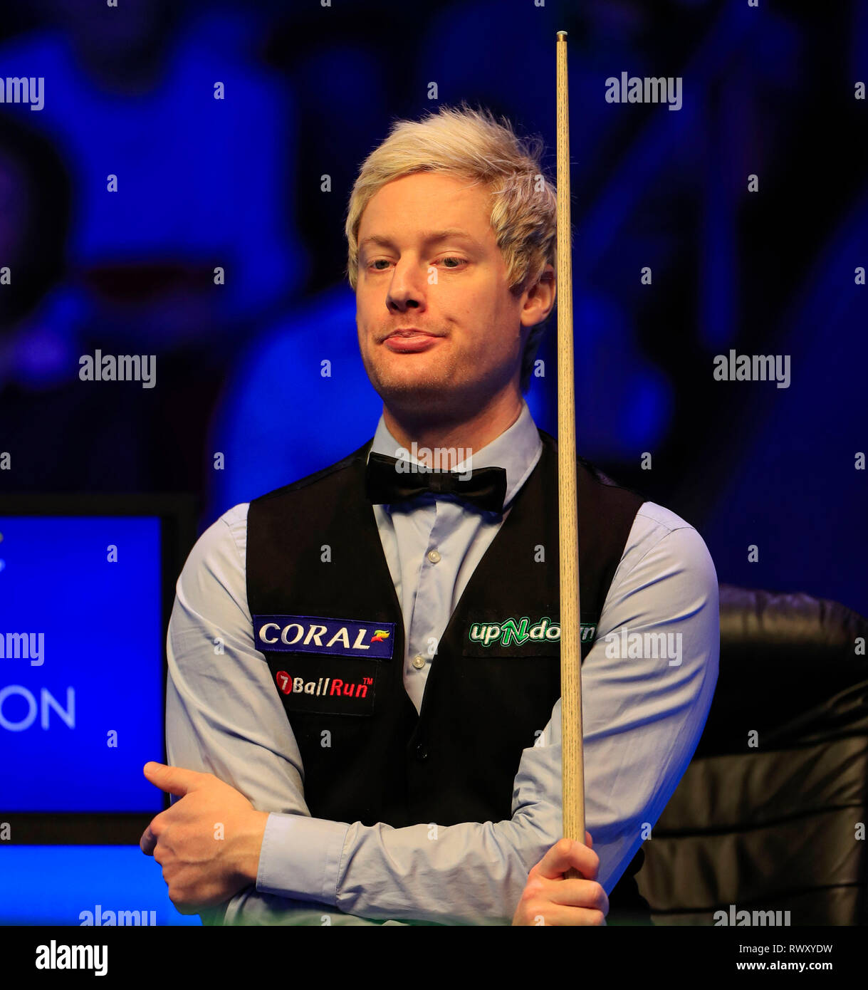 Preston Guild Hall, Preston, UK. 7th Mar, 2019. Snooker, Coral Players ...