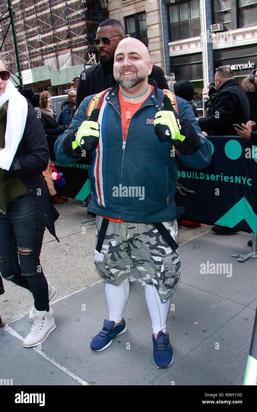 New York, NY, USA. 7th Mar, 2019. Pastry Chef Duff Goldman at BUILD ...