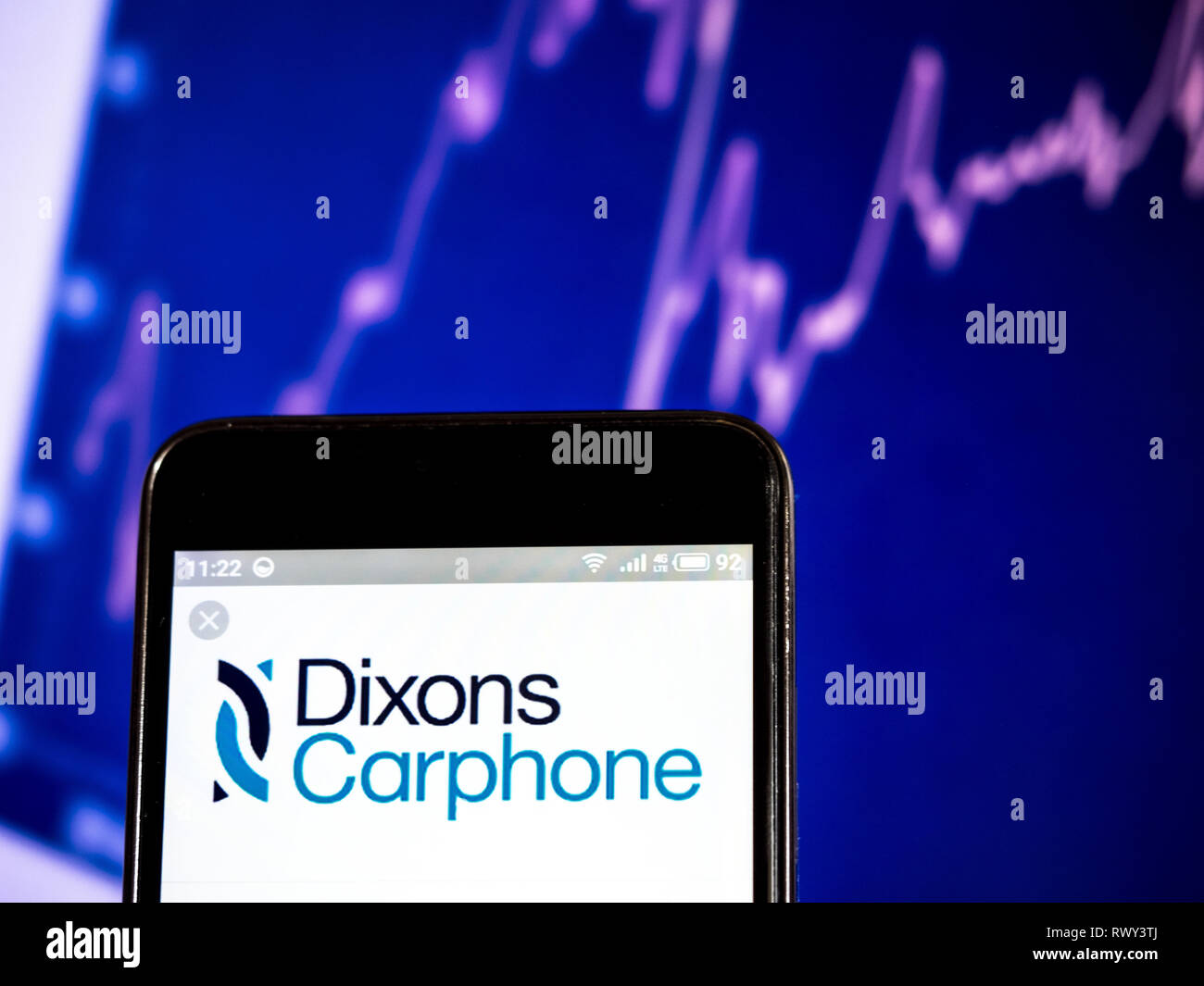 Ukraine. 7th Mar, 2019. Dixons Carphone plc company logo seen displayed ...
