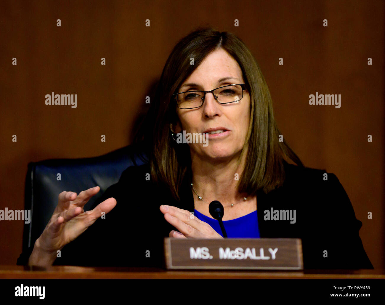 Washington, United States. 07th Mar, 2019. United States Senator Martha ...