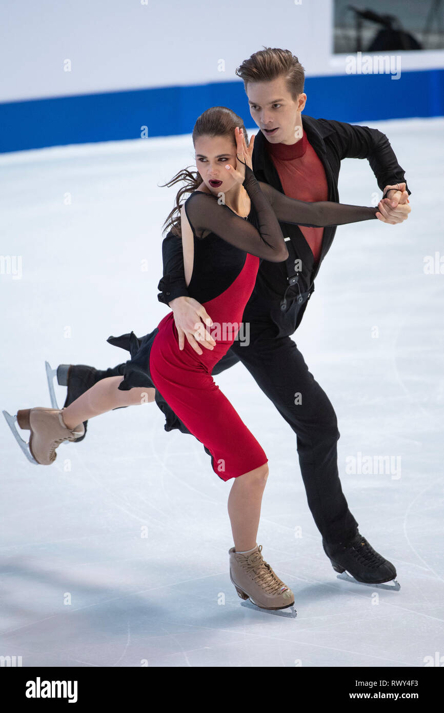 Sofia Shevchenko/Igor Eremenko of Russia during the ISU World Junior ...