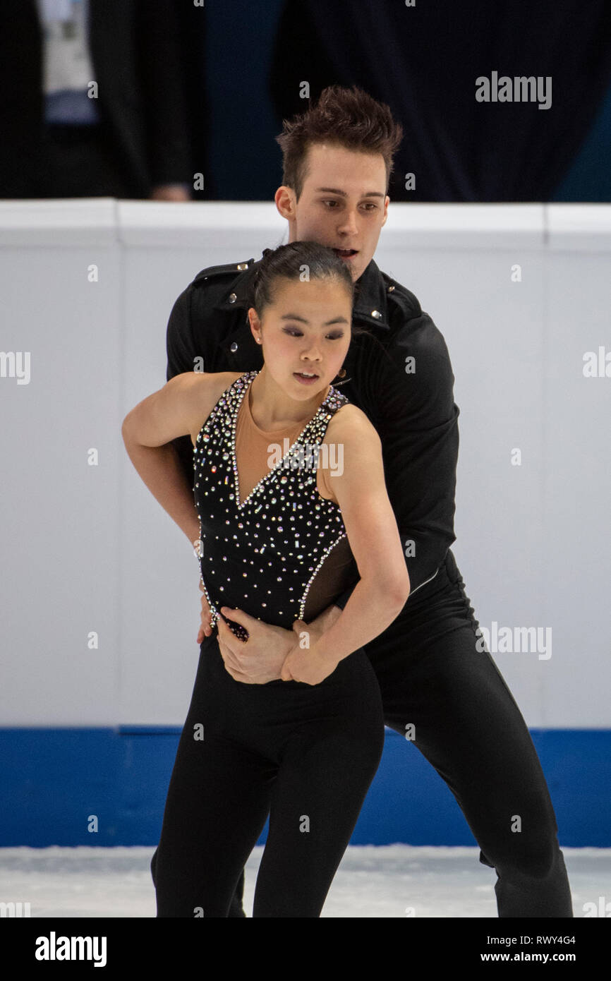 Sarah feng tj nyman of united states of america hi-res stock ...