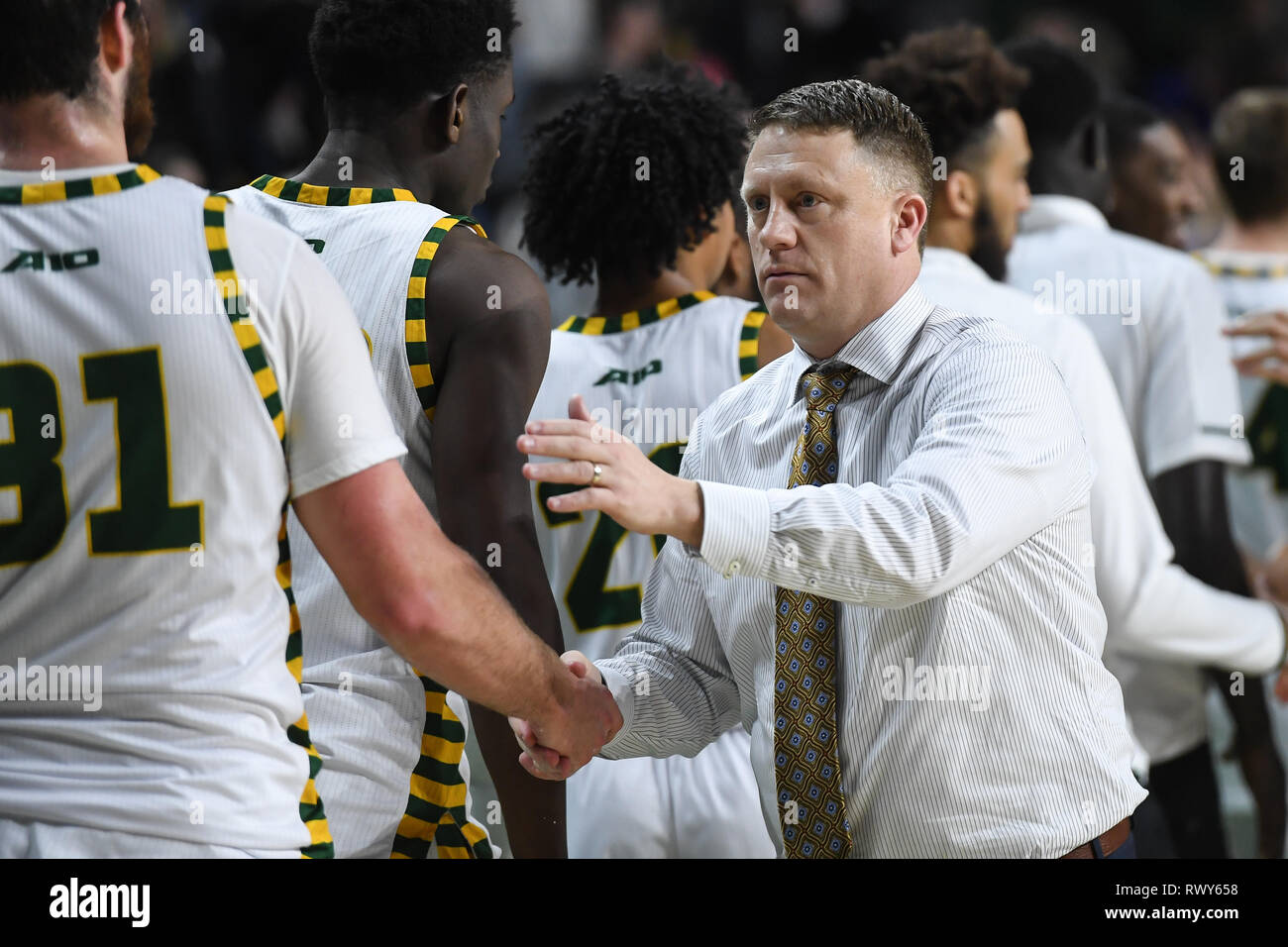 Fairfax, Virginia, USA. 5th Mar, 2019. VCU Rams Head Coach MIKE RHOADES ...