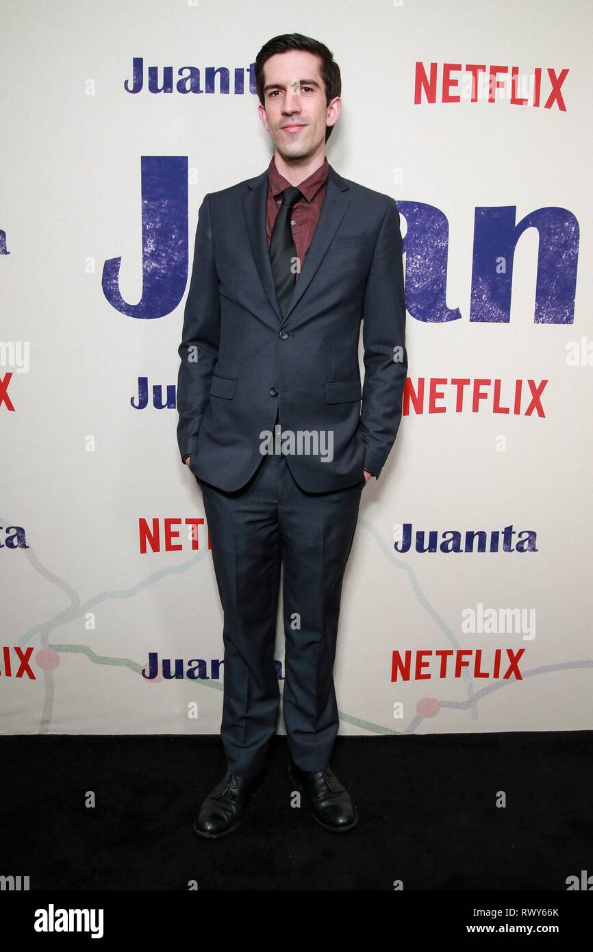 New York, NY, USA. 7th Mar, 2019. Joseph Yates at arrivals for JUANITA ...