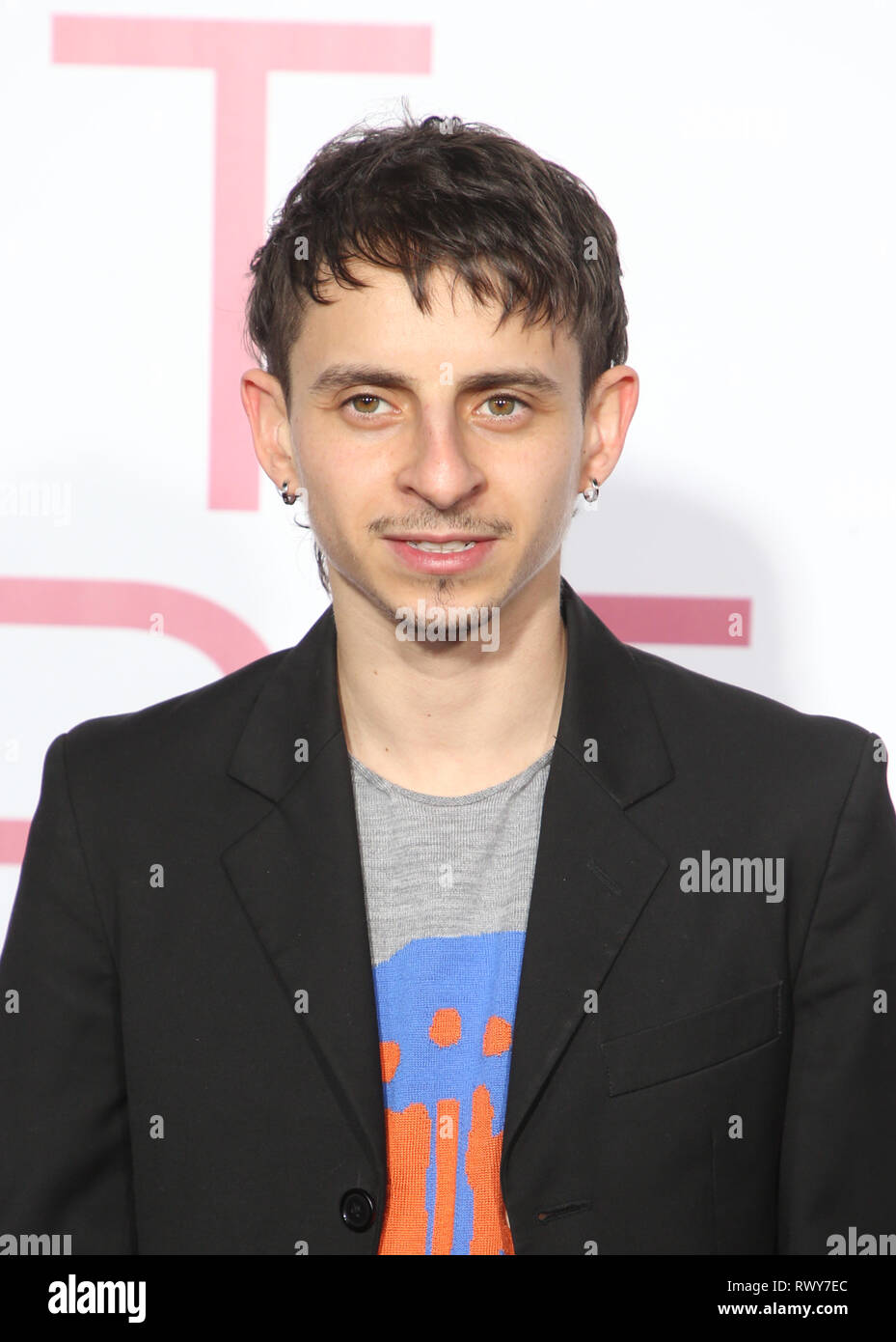 Los Angeles, Ca, USA. 7th Mar, 2019. Moisés Arias, at The Premiere Of ...