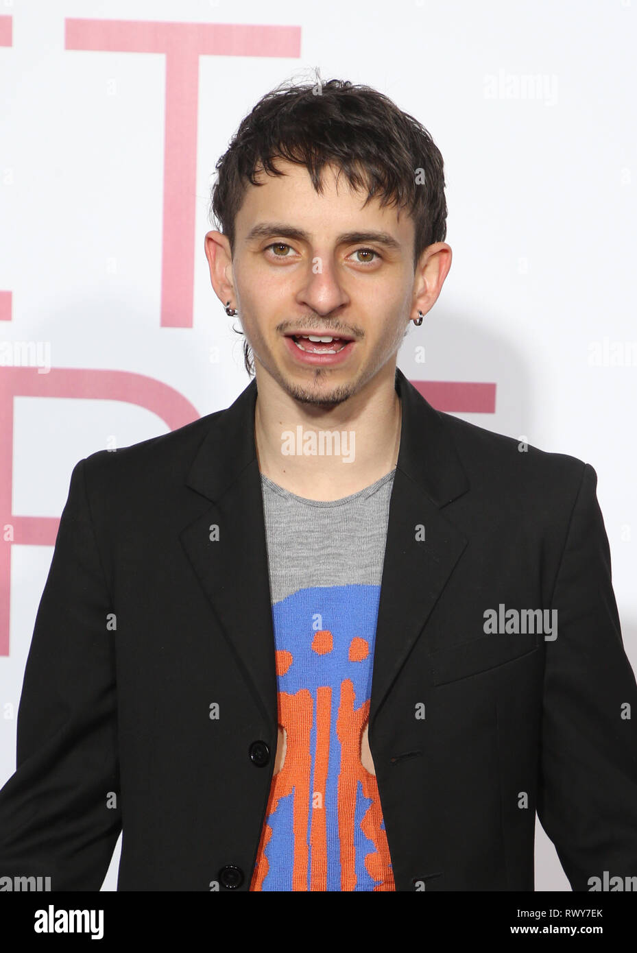 Los Angeles, Ca, USA. 7th Mar, 2019. Moisés Arias, at The Premiere Of ...